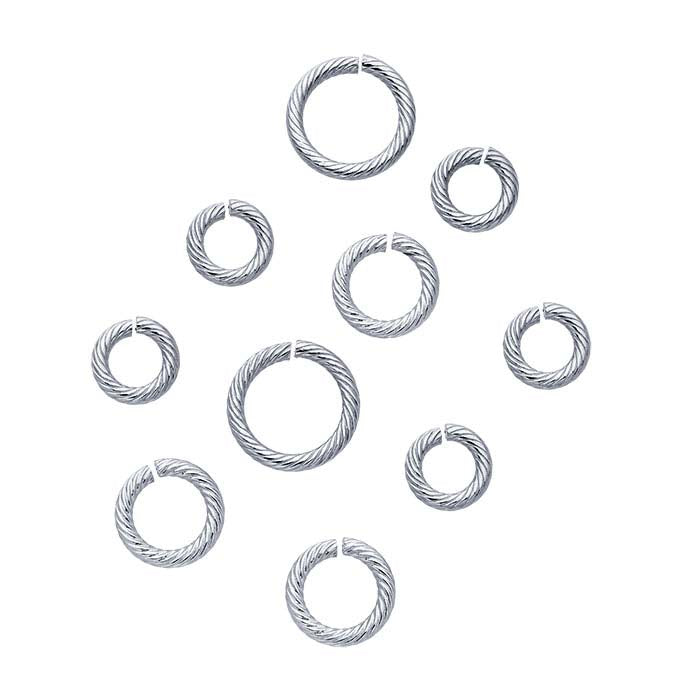 Stainless Steel 8mm Round Twist-Wire Jump Ring – Amadesa